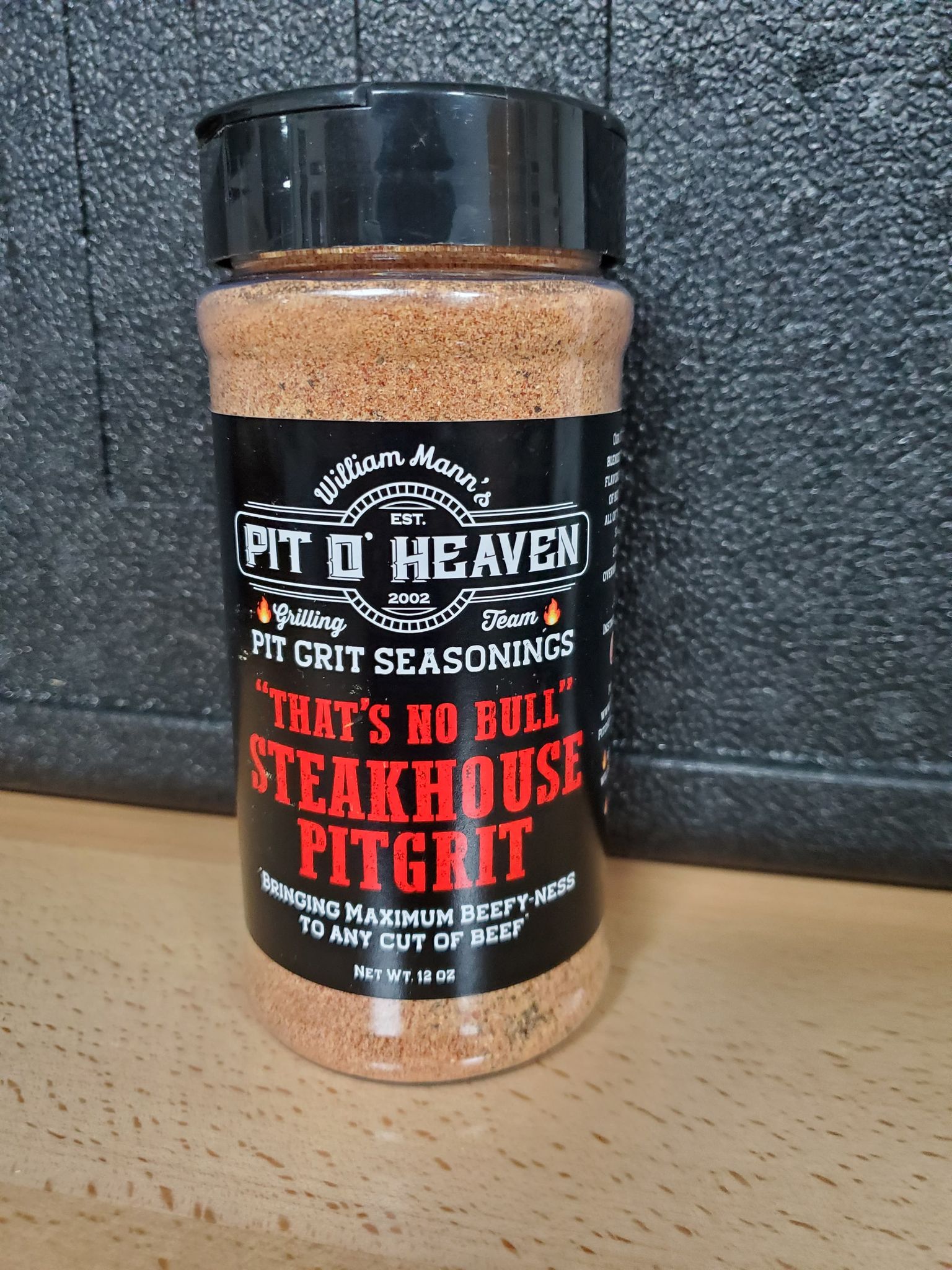 Pit O' Heaven That's No Bull SteakHouse PitGrit - Owens BBQ