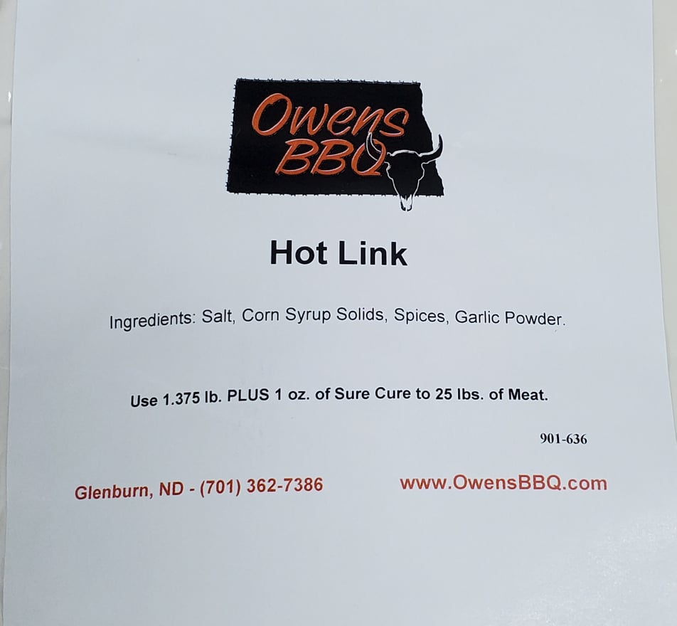 Hot Link Sausage Seasoning - Owens BBQ