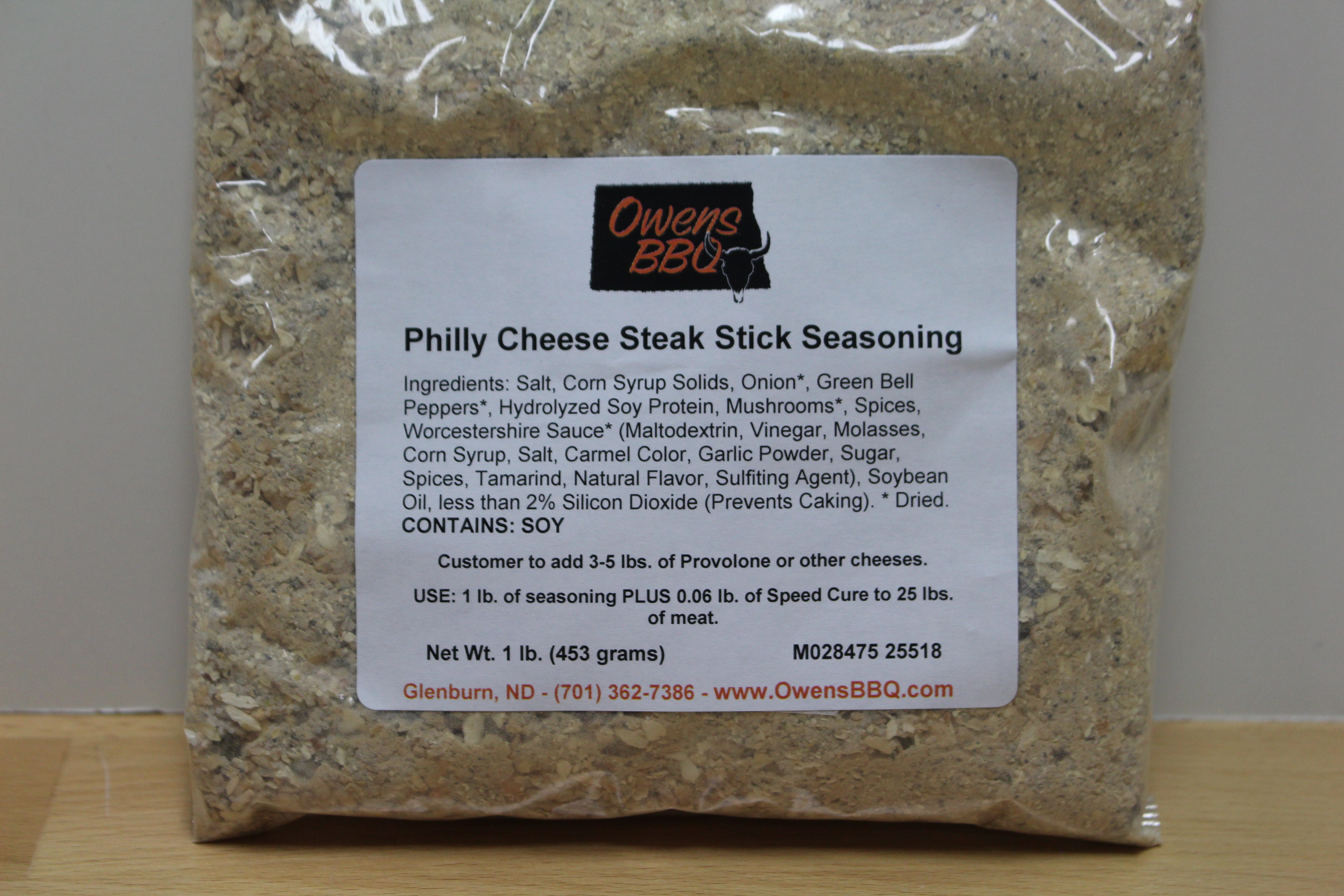 Philly Cheese Steak Stick Seasoning - Owens BBQ