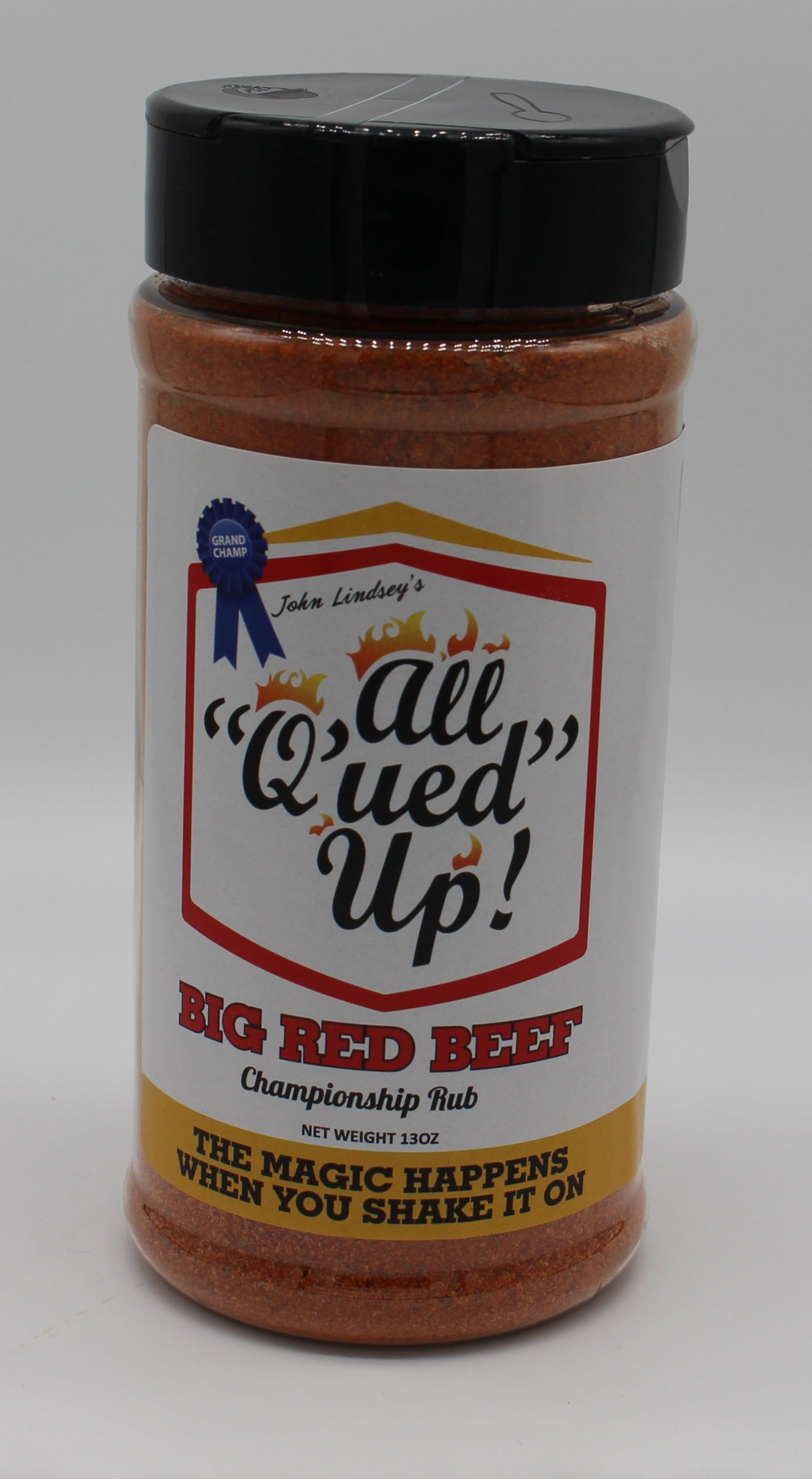All Q'ued Up! Big Red Beef - Owens BBQ
