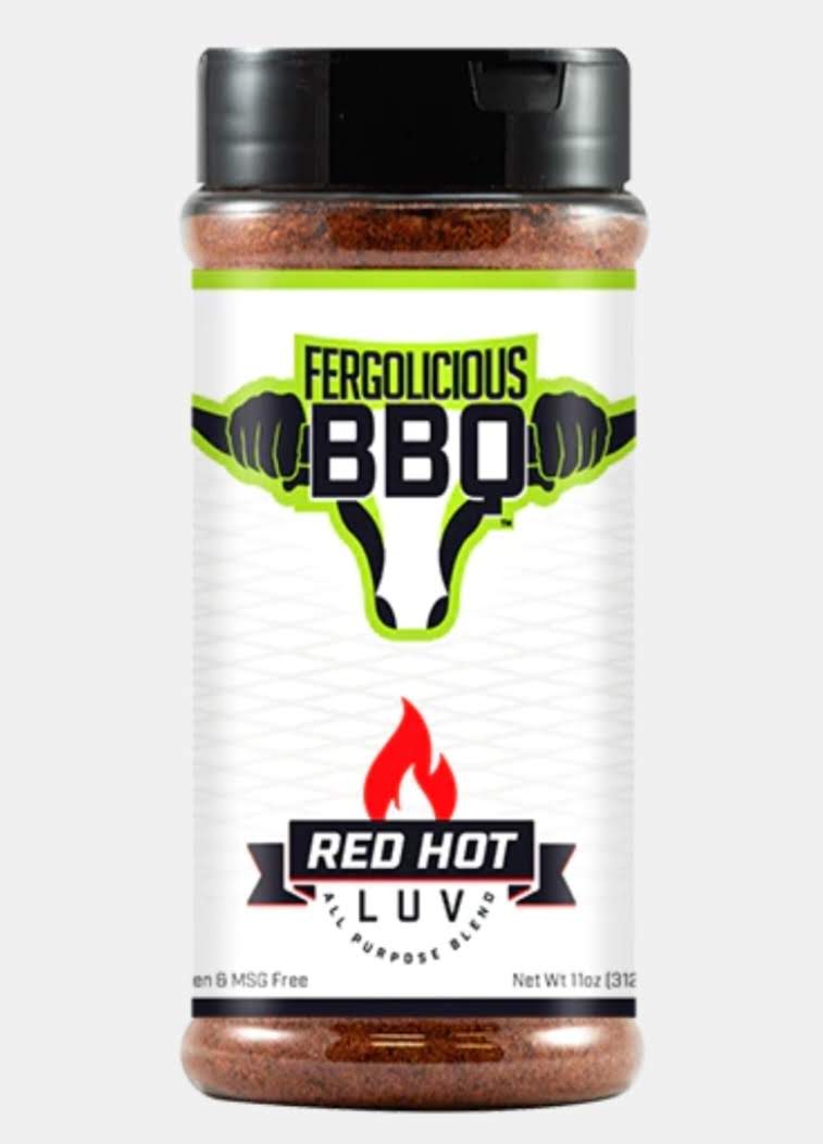 Fergolicious BBQ Red Hot Dry Rub Shaker - Owens BBQ