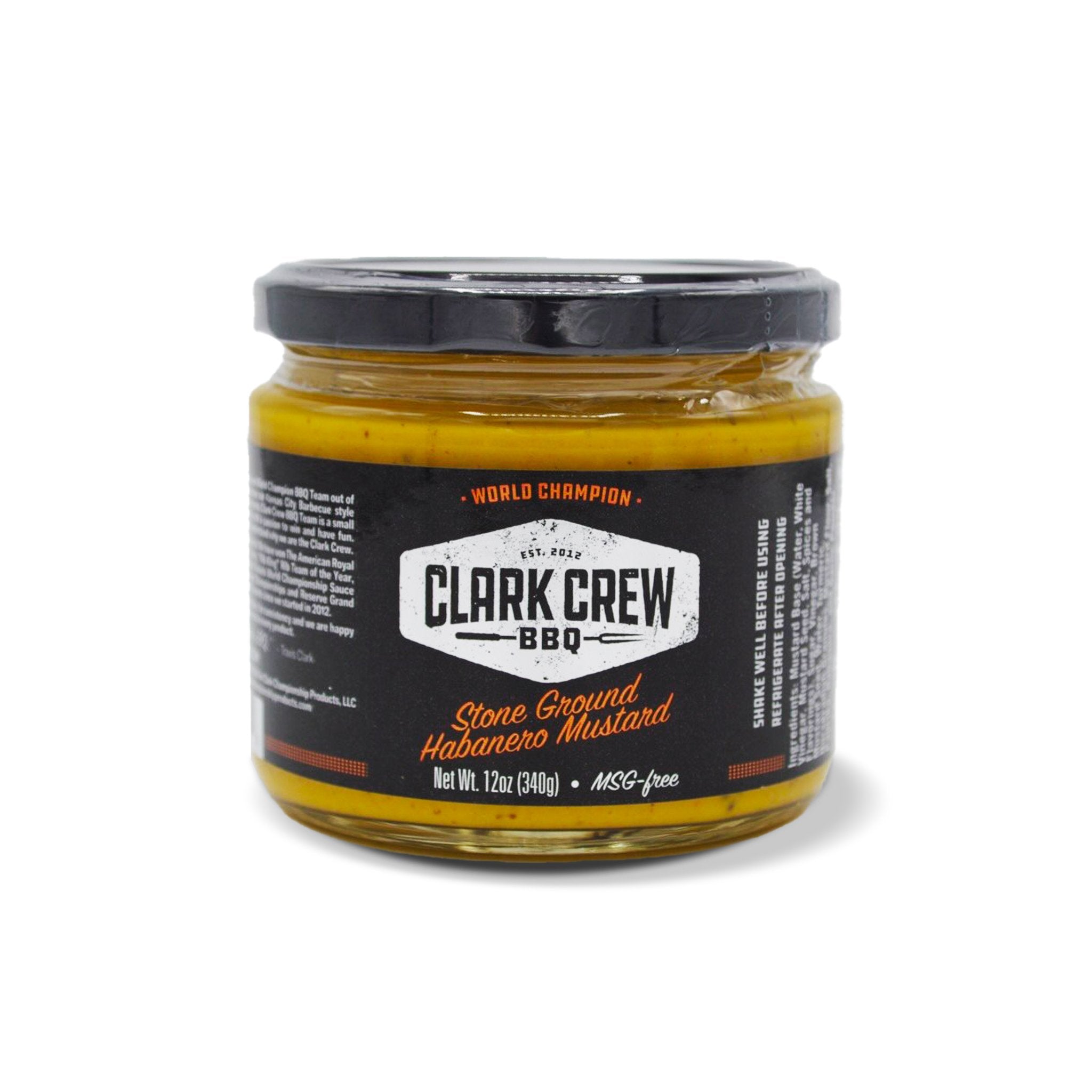 Clark Crew BBQ Habanero Mustard - Owens BBQ